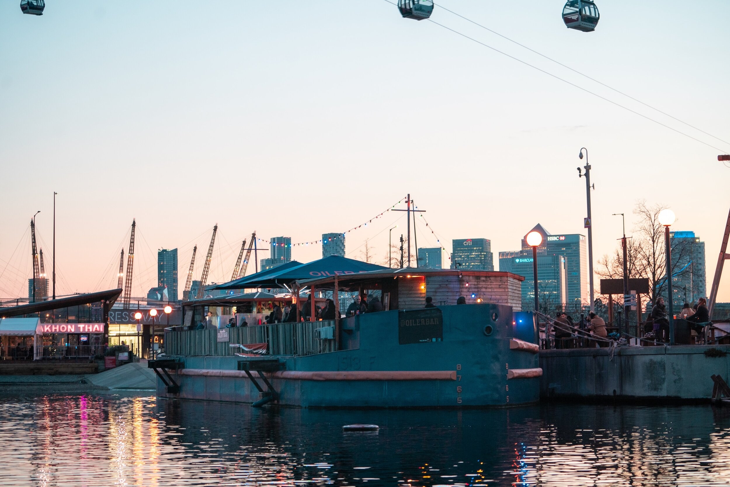 Outdoor dining in the Royal Docks | Royal Docks
