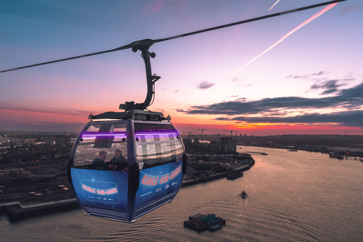 Cable Car-aoke Experience | Royal Docks