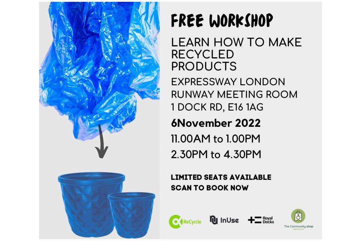 Recycled Product Making Workshop | Royal Docks